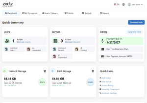 Secure Cloud Backup Solutions - Zoolz Business